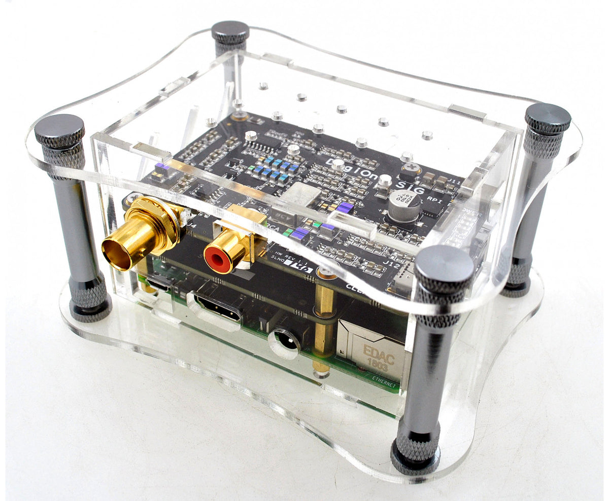 Acrylic Case For RPi + DigiOne Signature — Chicago Electronic Distributors